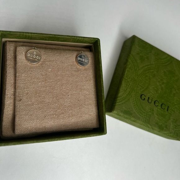 Gucci | Jewelry | Gucciround Silver Stud Earrings | Poshmark